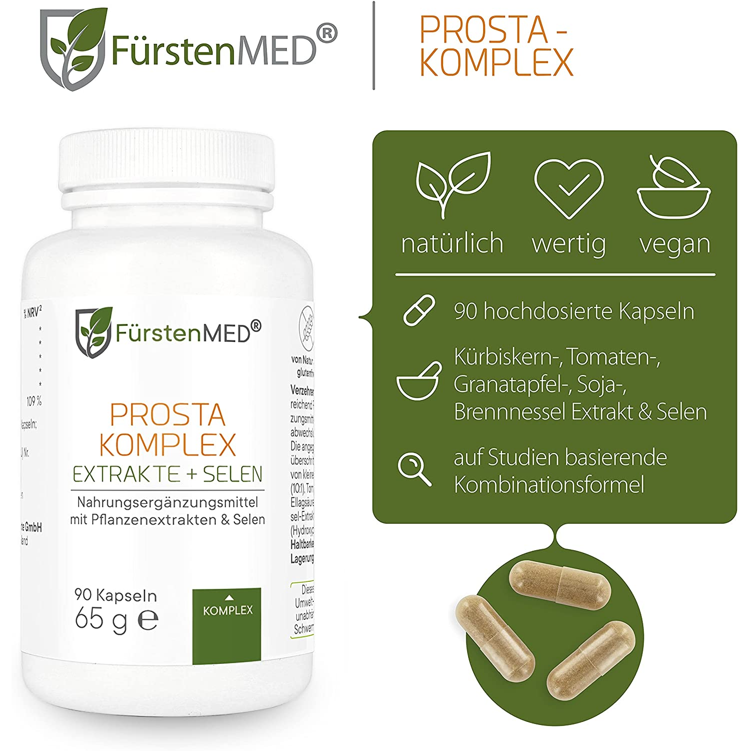 Supplements :: FürstenMED® Prosta Complex - Prosta Capsules with ...